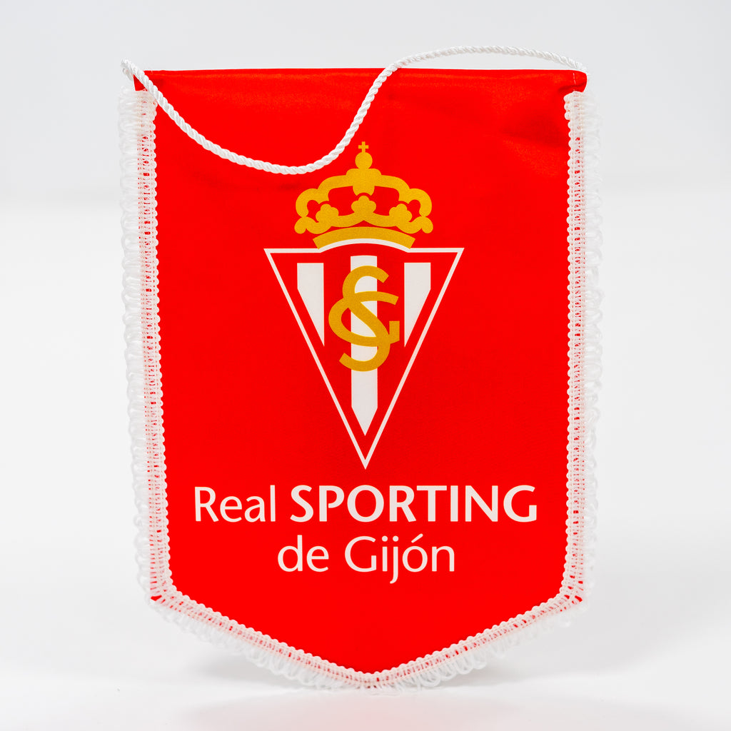 BANDERIN GRANDE ROJO – Real Sporting de Gijón | Tienda Oficial