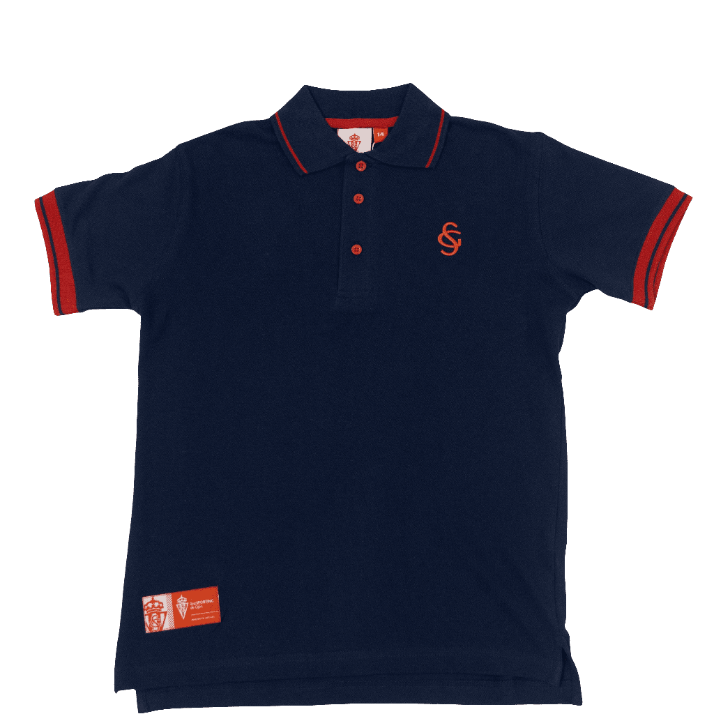 POLO MARINO SG ADULTO – Real Sporting de Gijón | Tienda Oficial